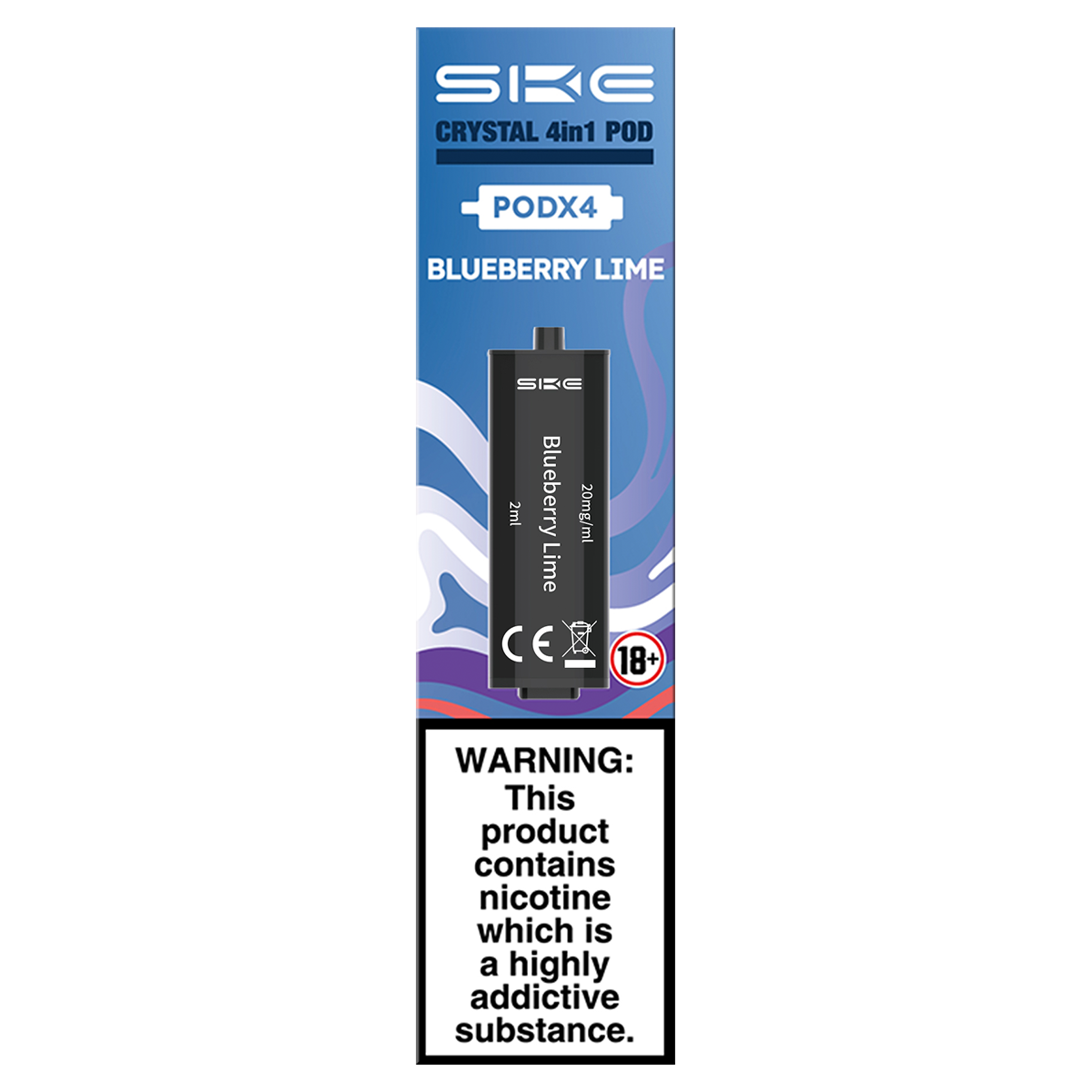 Blueberry Lime SKE Crystal 4in1 Pods | SKE Vape Pods – Vape Shop