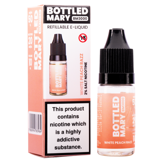 White Peach Razz by Bottled Mary – Vape Shop