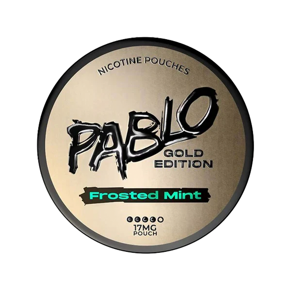 Frosted Mint Pablo Gold Edition Nicotine Pouches – Vape Shop