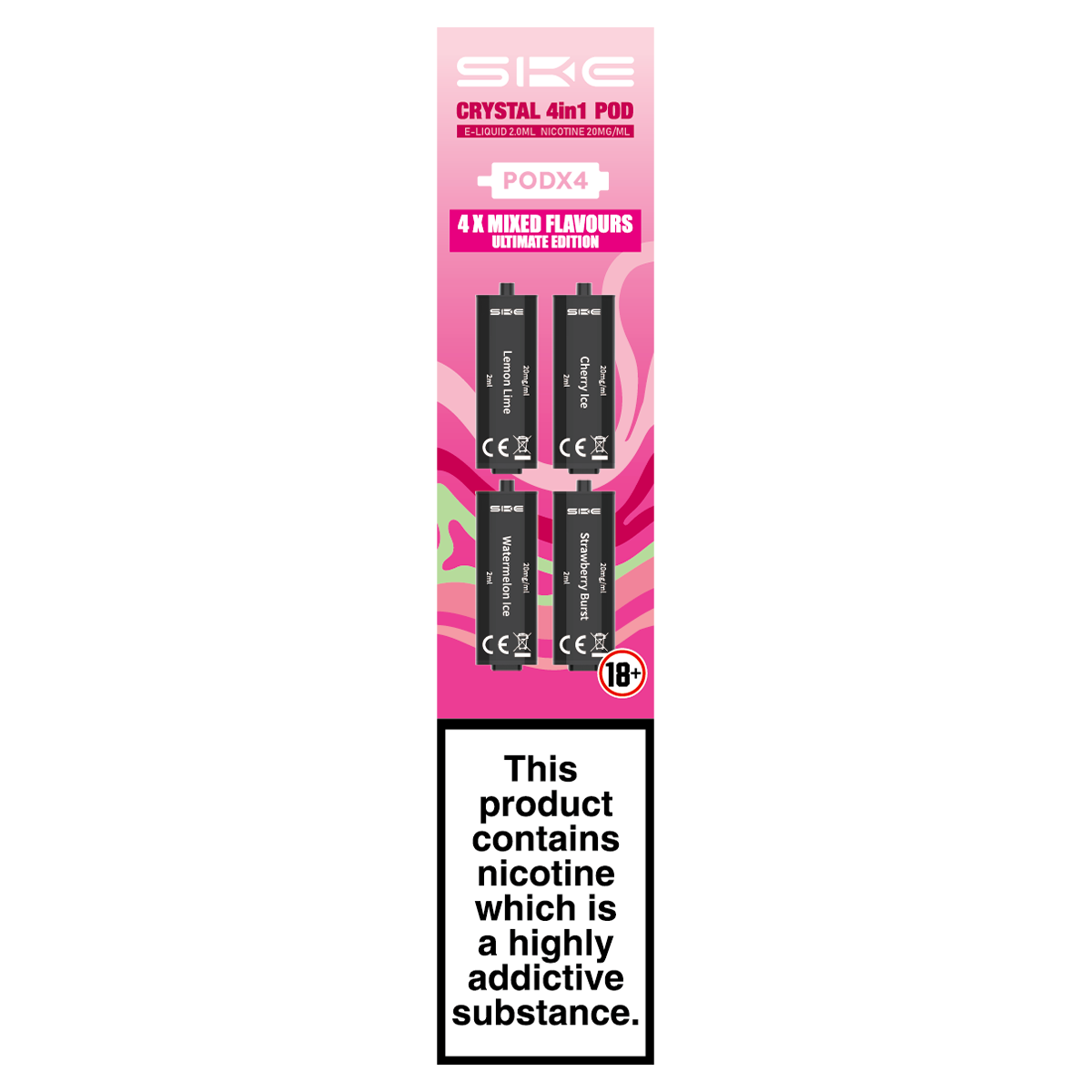 Ultimate Edition SKE Crystal 4in1 Pods | Mixed Flavours – Vape Shop