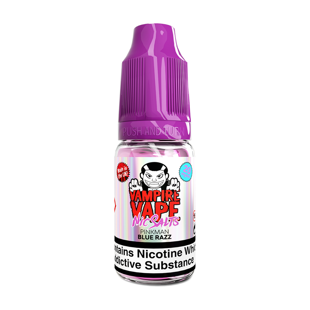 Pinkman Blue Razz Nic Salt by Vampire Vape 10ml – Vape Shop