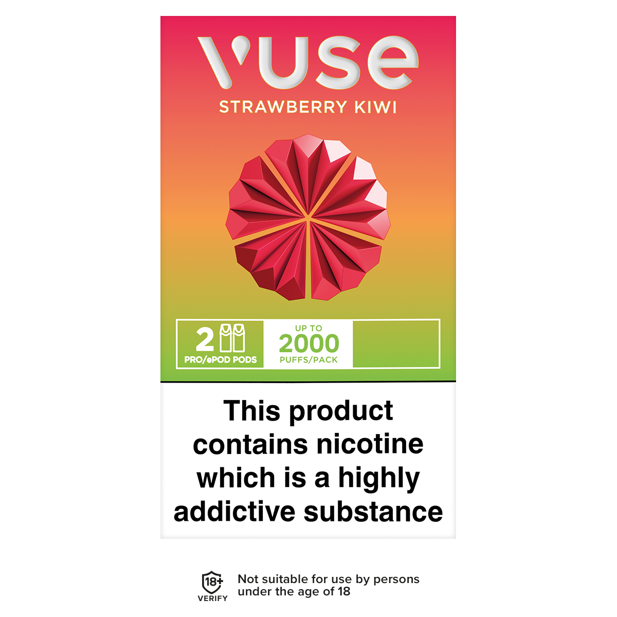 Vuse Pro Pods vPro Strawberry Kiwi | Vape Shop