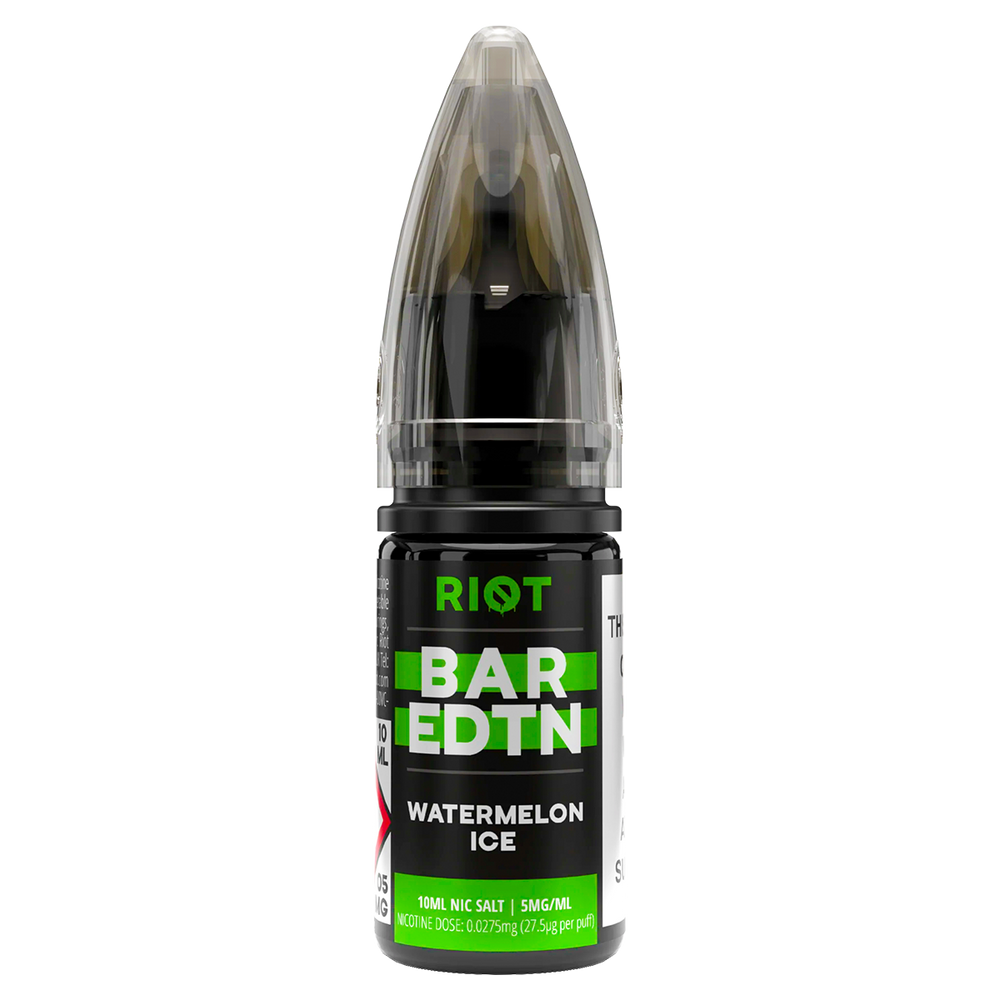 Watermelon Ice Riot Bar EDTN Nic Salt 10ml | 3 for £10 | Vape Shop