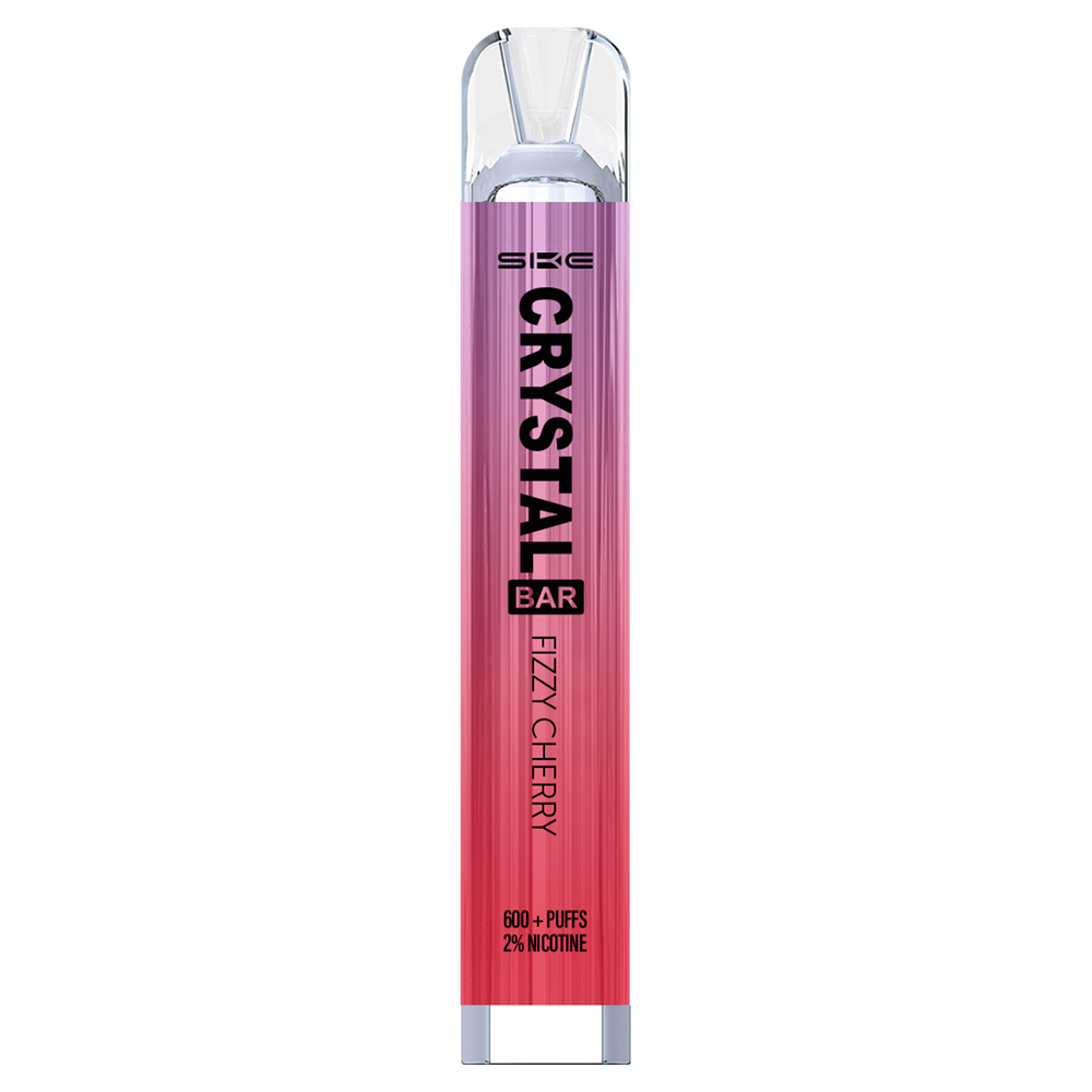 Fizzy Cherry Ske Crystal Bar 600 Disposable Vape 4 For £14 Vape Shop